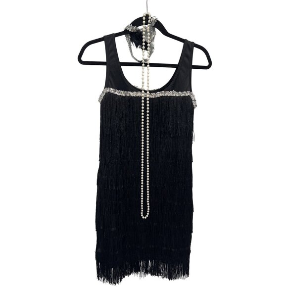 Spirit | Dresses | Spirit Halloween 2s Tassel Gatsby Flapper Dress Size ...